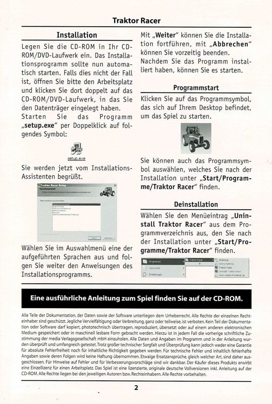 Traktor Racer cover or packaging material - MobyGames