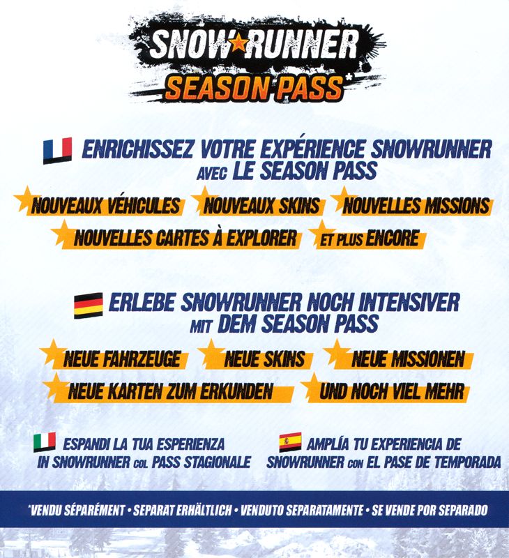 SnowRunner cover or packaging material - MobyGames