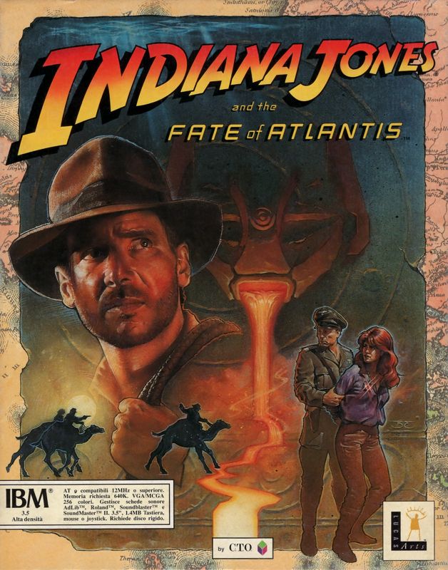 Indiana Jones and the Fate of Atlantis cover or packaging material - MobyGames