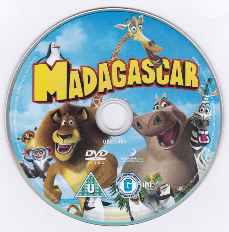 Madagascar (included game) cover or packaging material - MobyGames