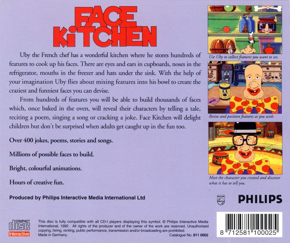 Face Kitchen cover or packaging material - MobyGames
