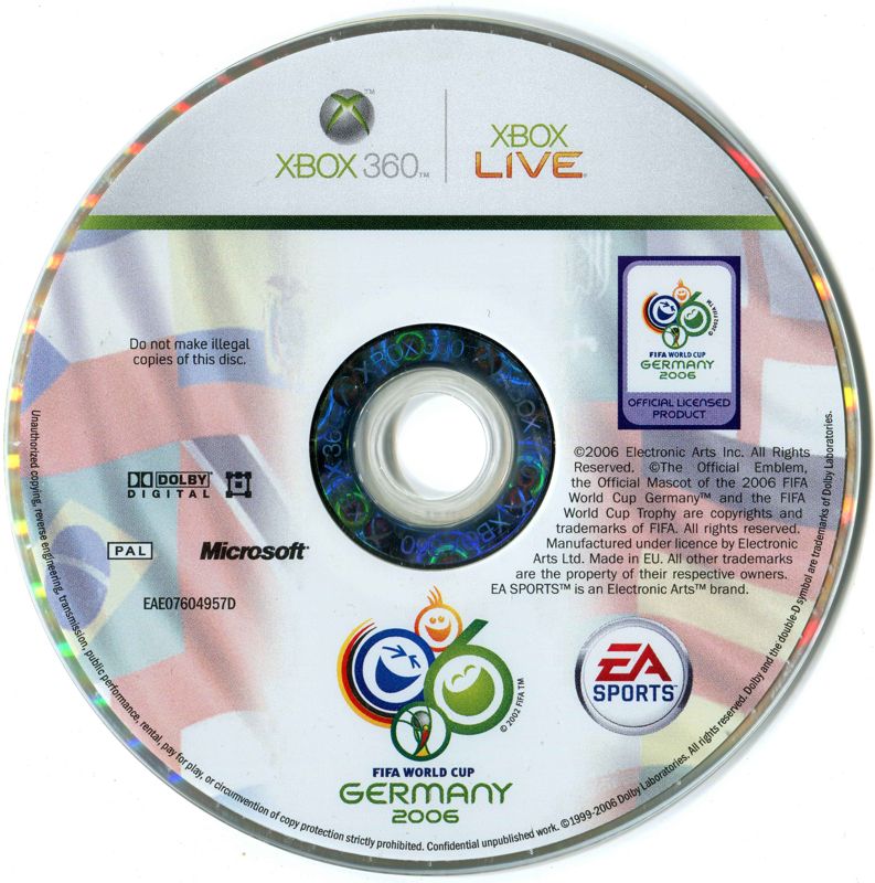 FIFA World Cup: Germany 2006 cover or packaging material - MobyGames