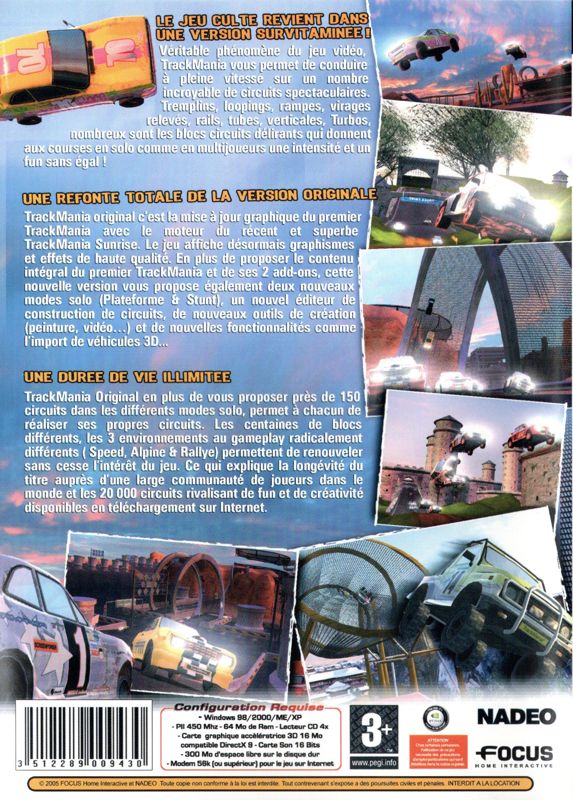 TrackMania Original: Version Collector cover or packaging material ...
