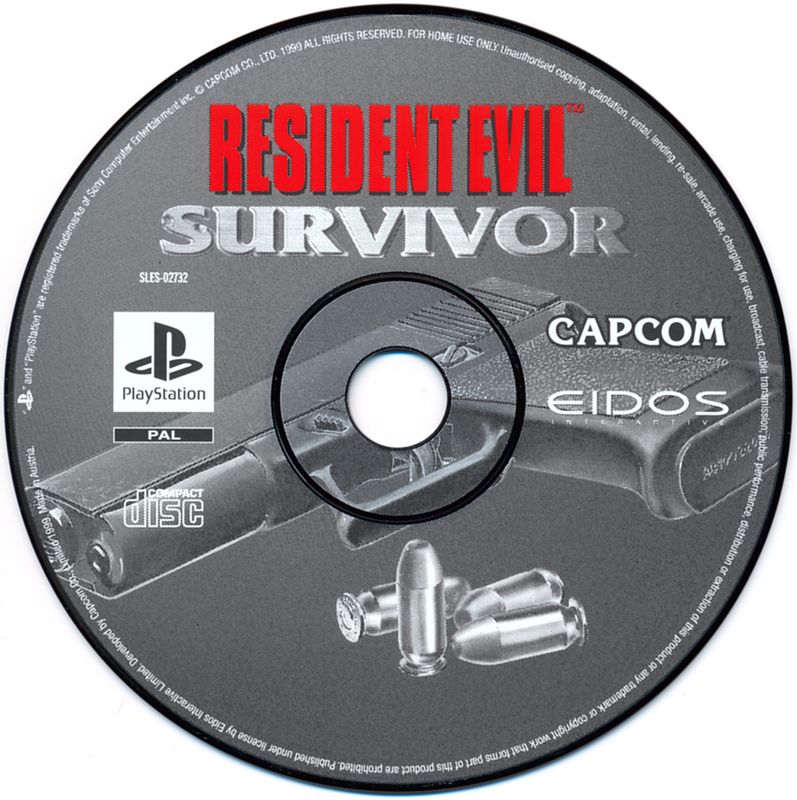 Resident Evil: Survivor cover or packaging material - MobyGames