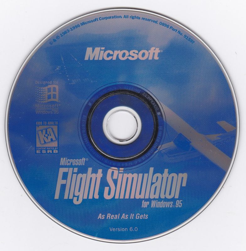 Microsoft Flight Simulator for Windows 95 cover or packaging material ...