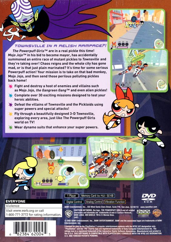 The Powerpuff Girls: Relish Rampage cover or packaging material - MobyGames