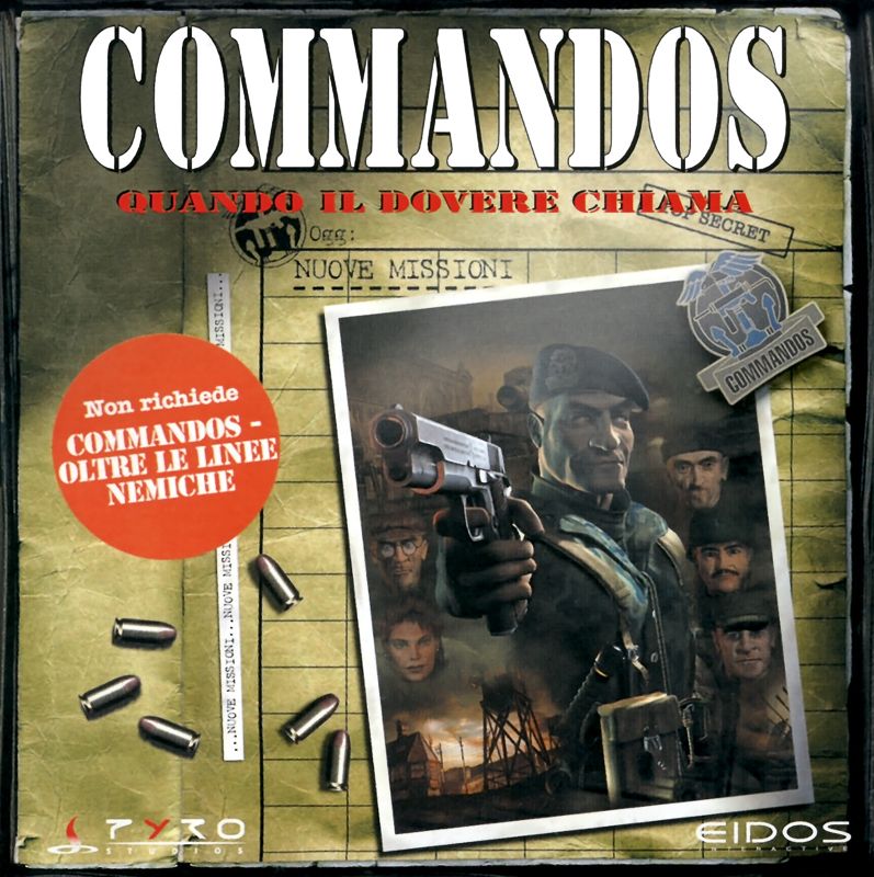 Commandos: Beyond the Call of Duty cover or packaging material - MobyGames