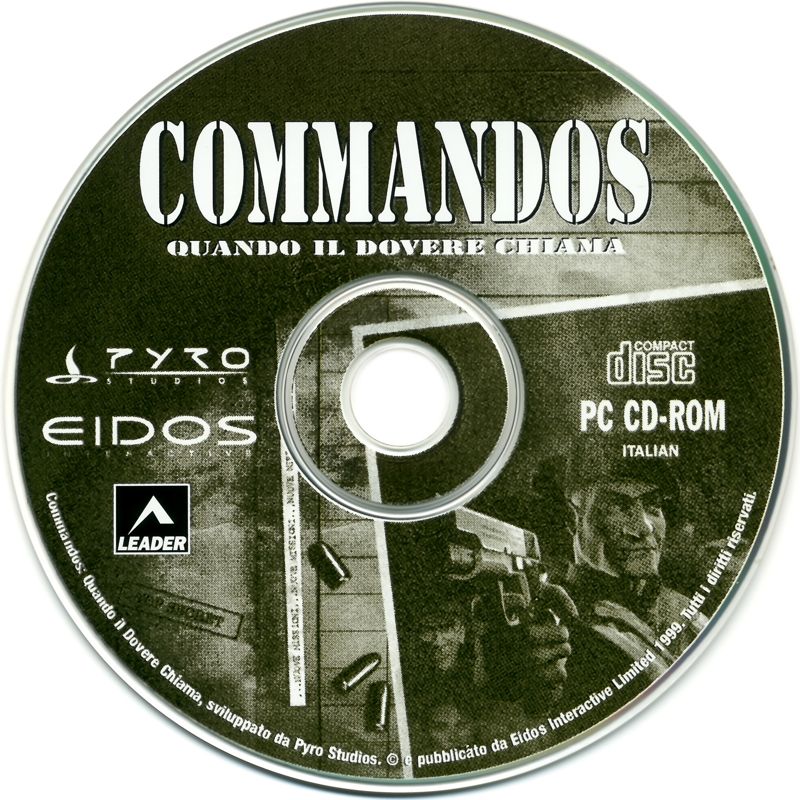 Commandos: Beyond the Call of Duty cover or packaging material - MobyGames