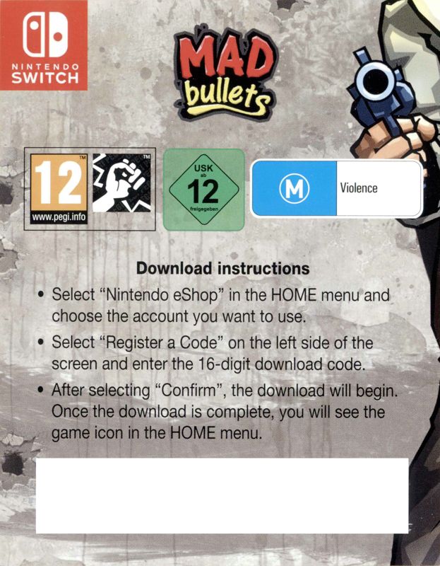 Mad Bullets cover or packaging material - MobyGames