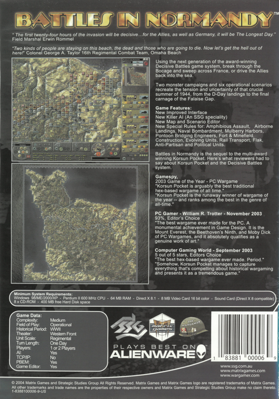 Decisive Battles of World War II: Battles in Normandy cover or ...