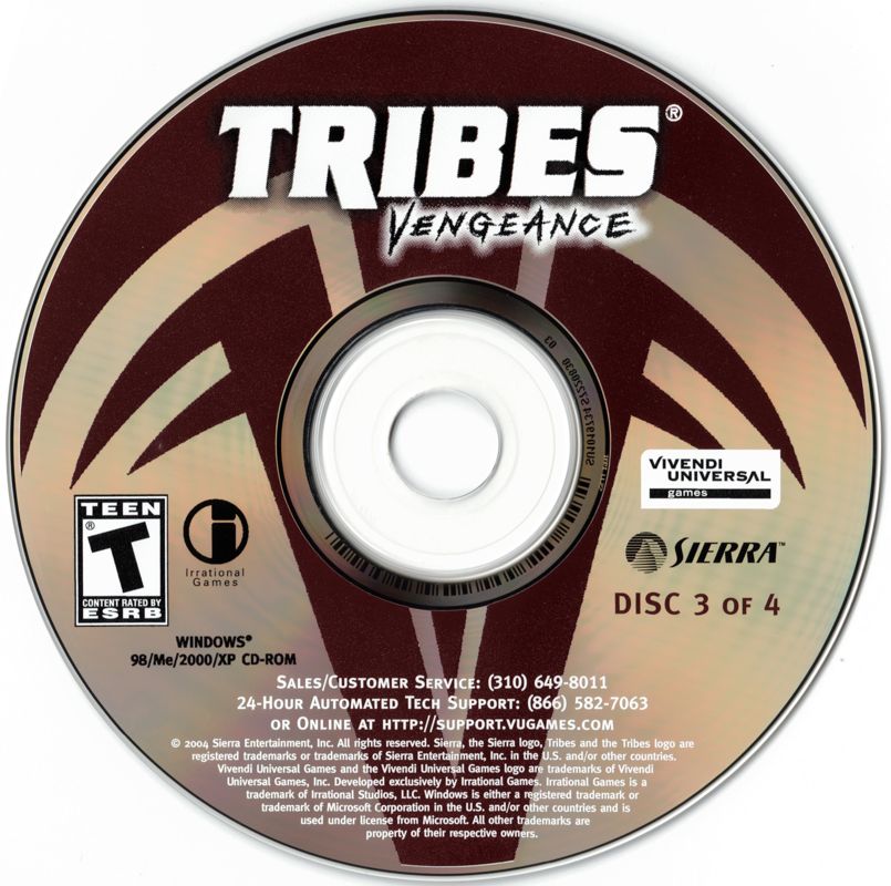 Tribes: Vengeance cover or packaging material - MobyGames
