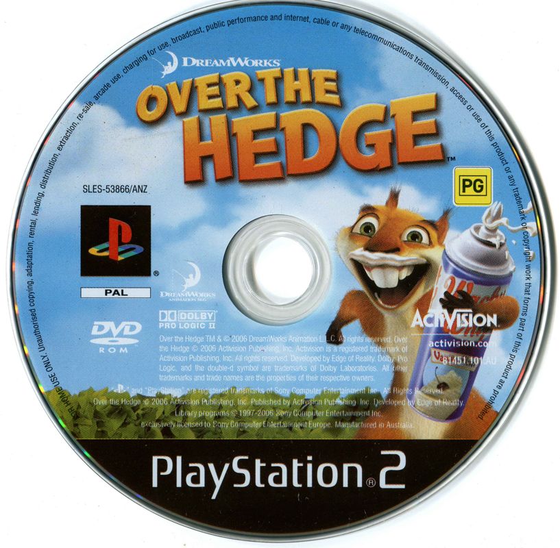 Over The Hedge Dvd Cover