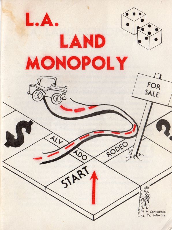 L.A. Land Monopoly Attributes, Tech Specs, Ratings - MobyGames