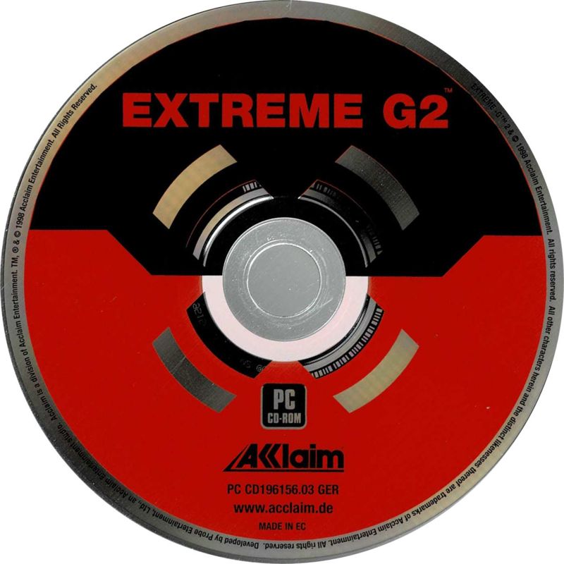 Extreme-G: XG2 cover or packaging material - MobyGames