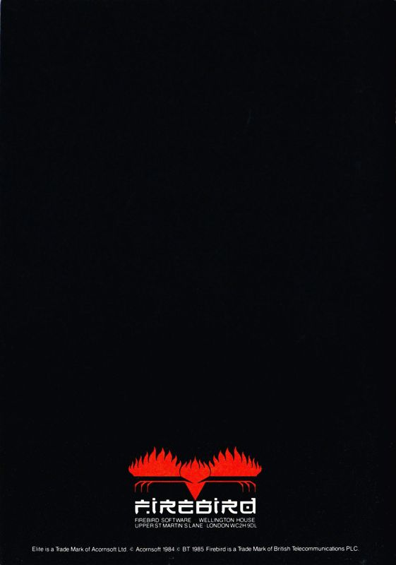 Elite cover or packaging material - MobyGames