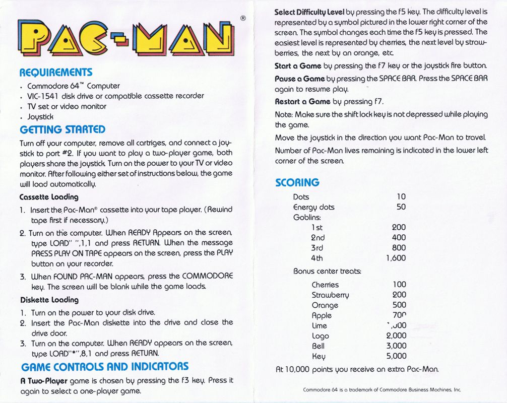 Pac-Man cover or packaging material - MobyGames