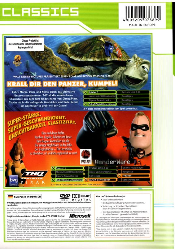 Disney/Pixar Finding Nemo / Disney presents a Pixar film, The ...