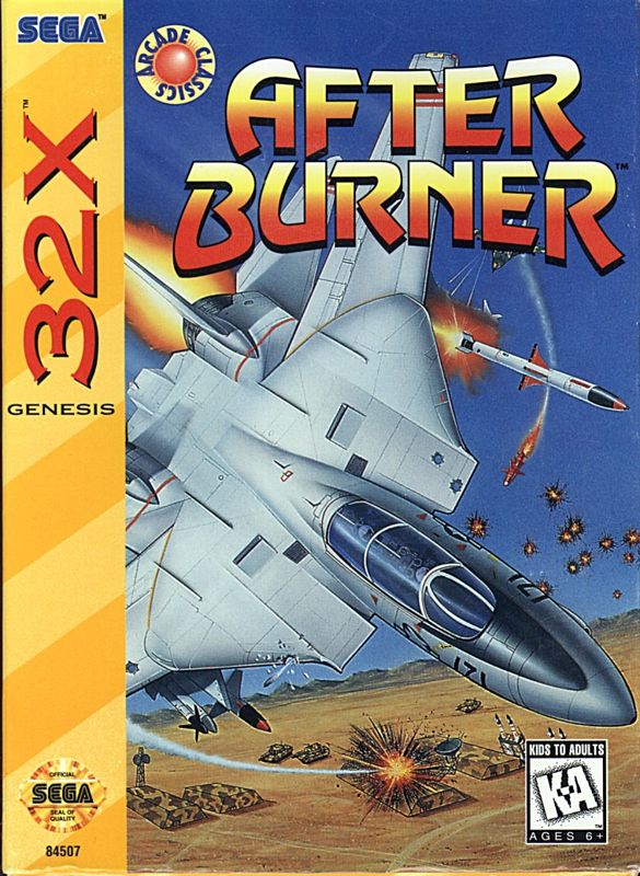 After Burner II cover or packaging material - MobyGames