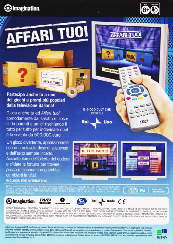 Deal or No Deal: The Interactive DVD Game Show cover or packaging ...