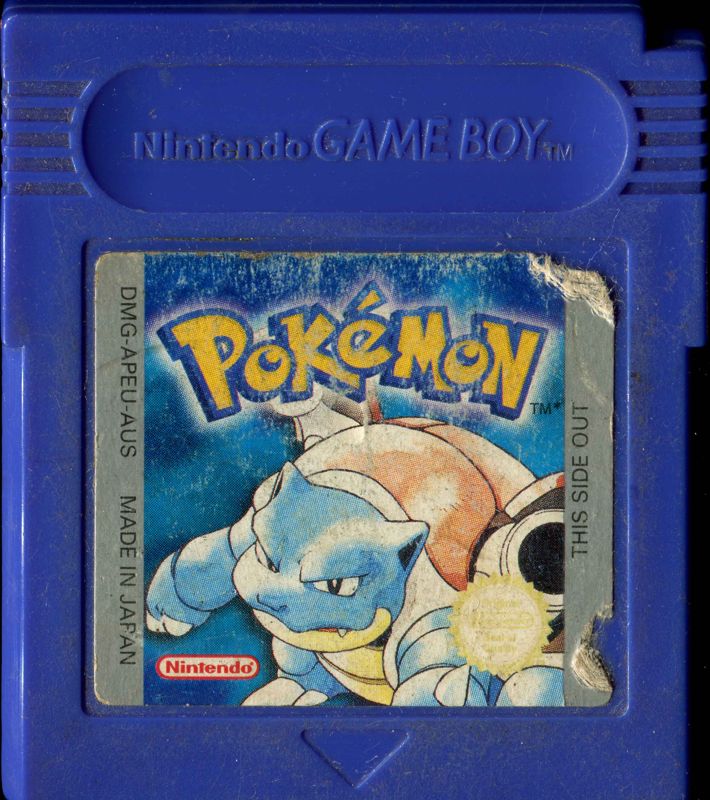 Pokémon Blue Version cover or packaging material - MobyGames