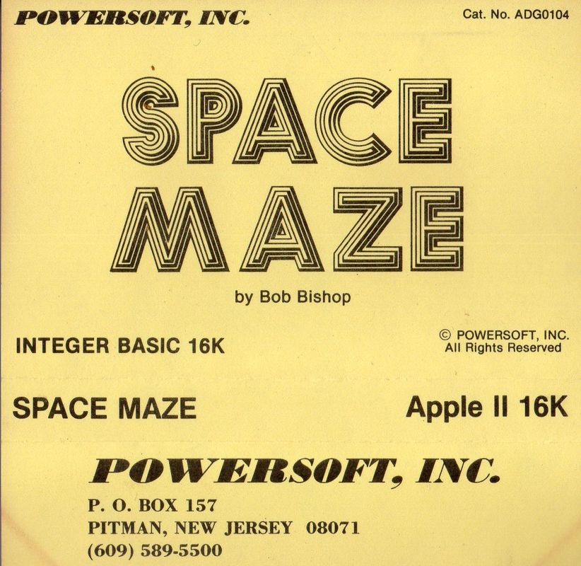 Space Maze (1978) - MobyGames