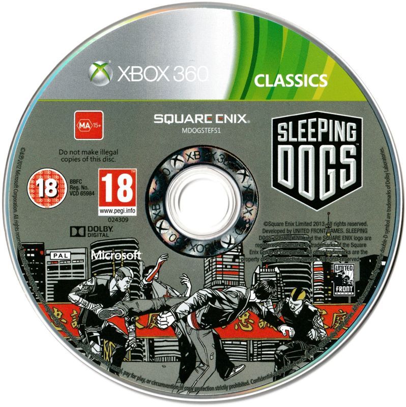Sleeping Dogs cover or packaging material - MobyGames