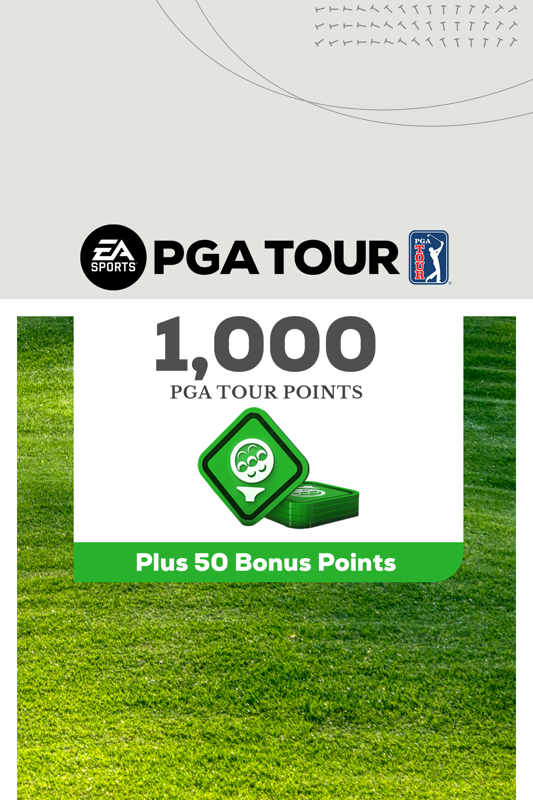 PGA Tour: 1,000 PGA Tour Points - Plus 50 Bonus Points (2023) - MobyGames