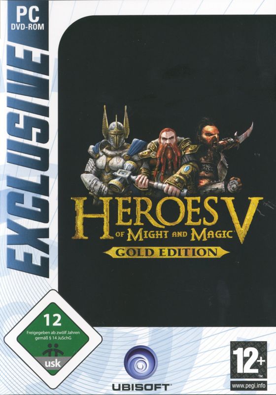 Heroes of Might and Magic V: Gold Edition cover or packaging material ...