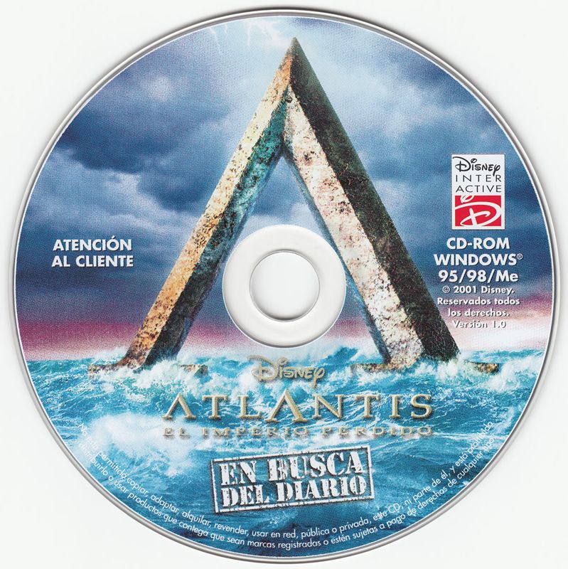 Disney's Atlantis: The Lost Empire - Search for the Journal cover or ...