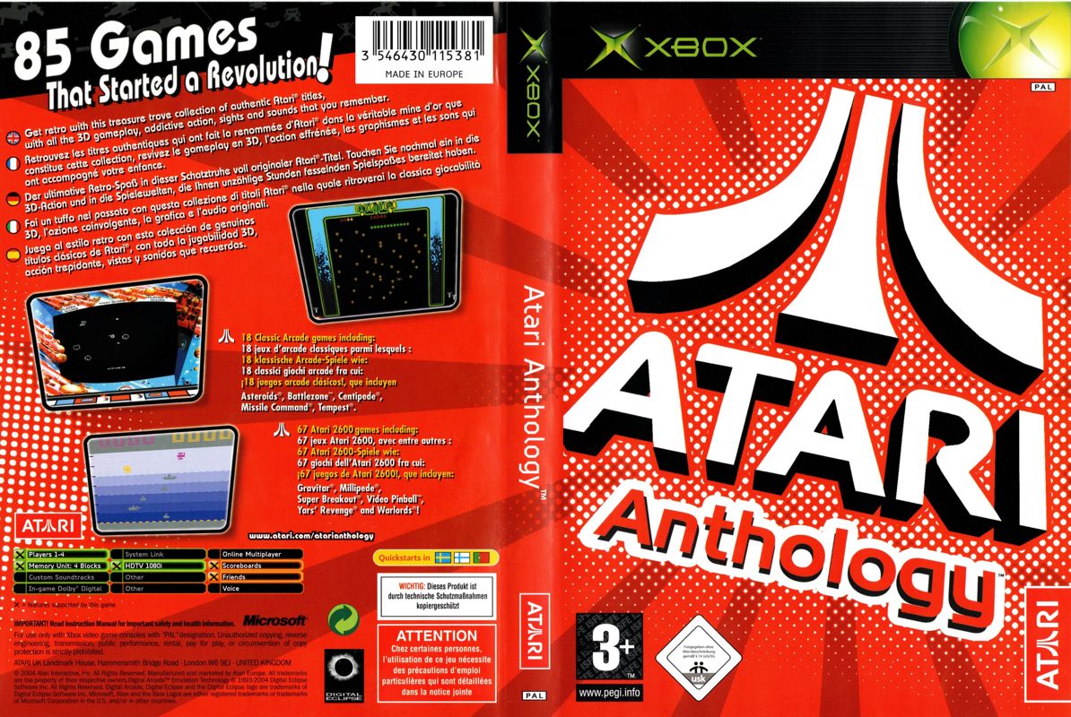 Atari: 80 Classic Games in One! cover or packaging material - MobyGames