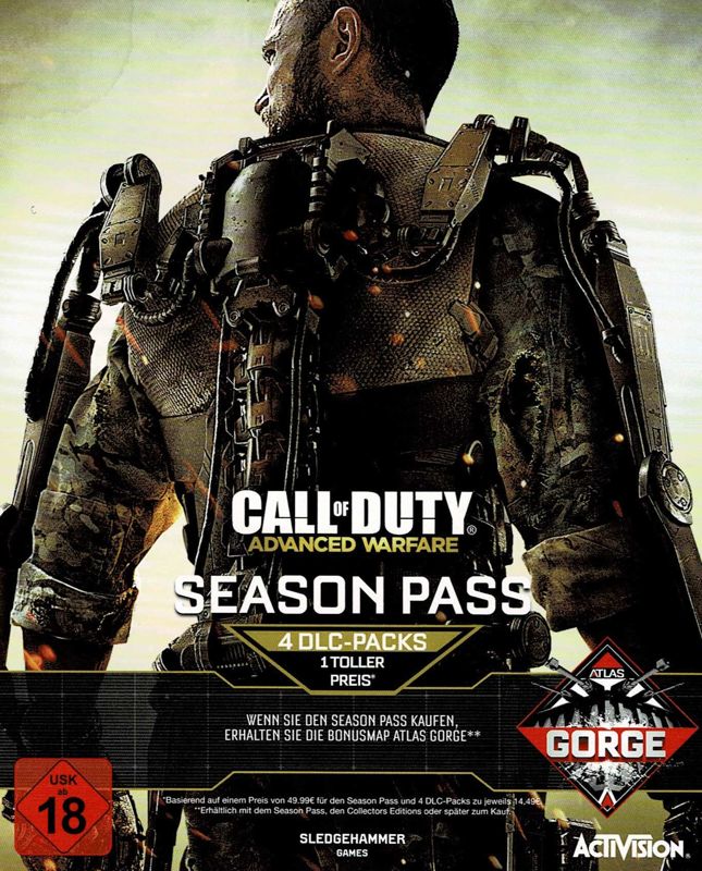 Call of Duty: Advanced Warfare cover or packaging material - MobyGames