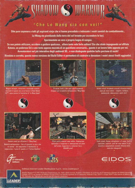 Shadow Warrior cover or packaging material - MobyGames