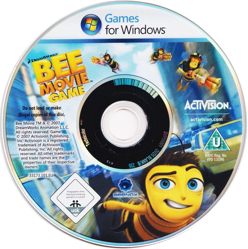 Bee Movie Game cover or packaging material - MobyGames