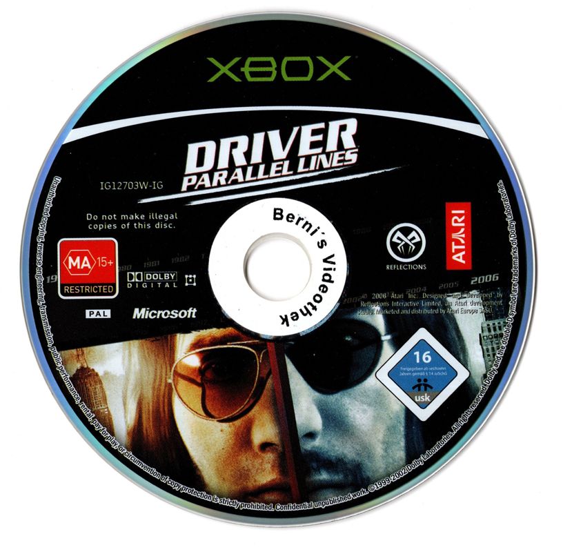 Driver: Parallel Lines cover or packaging material - MobyGames