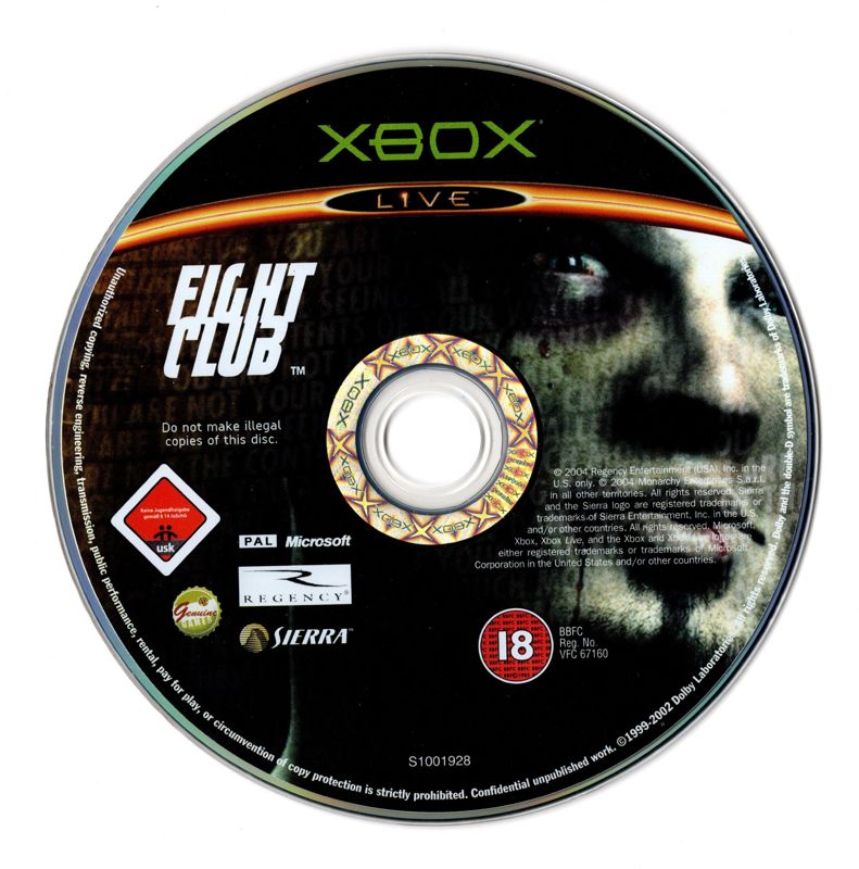 Fight Club cover or packaging material - MobyGames