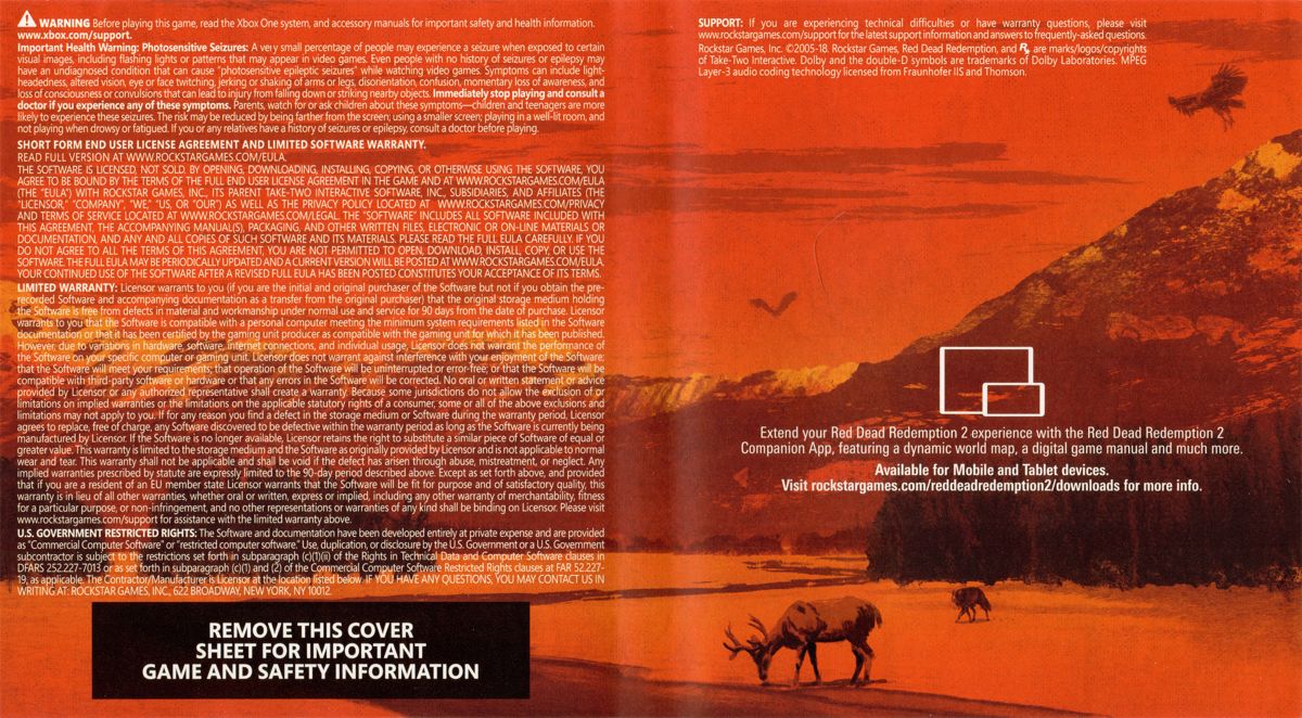 Red Dead Redemption II cover or packaging material - MobyGames