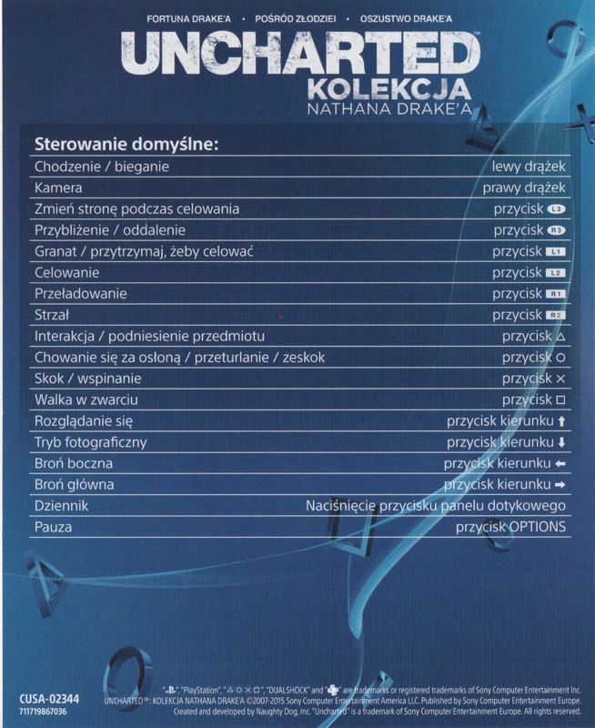 Uncharted: The Nathan Drake Collection cover or packaging material ...