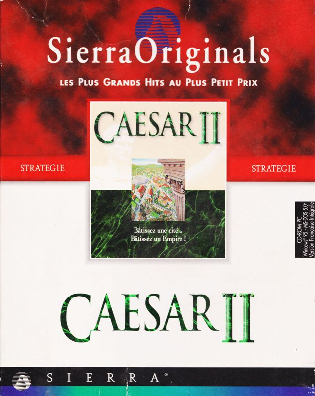 Caesar II cover or packaging material - MobyGames