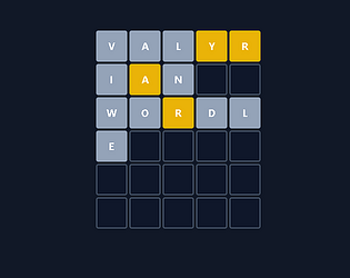 Valyrian Wordle (2022) - MobyGames