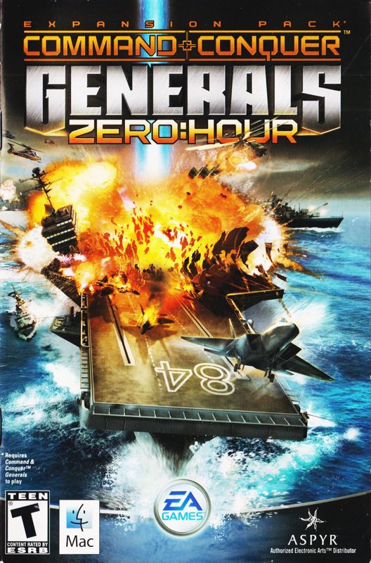 Command & Conquer: Generals - Zero:Hour cover or packaging material - MobyGames