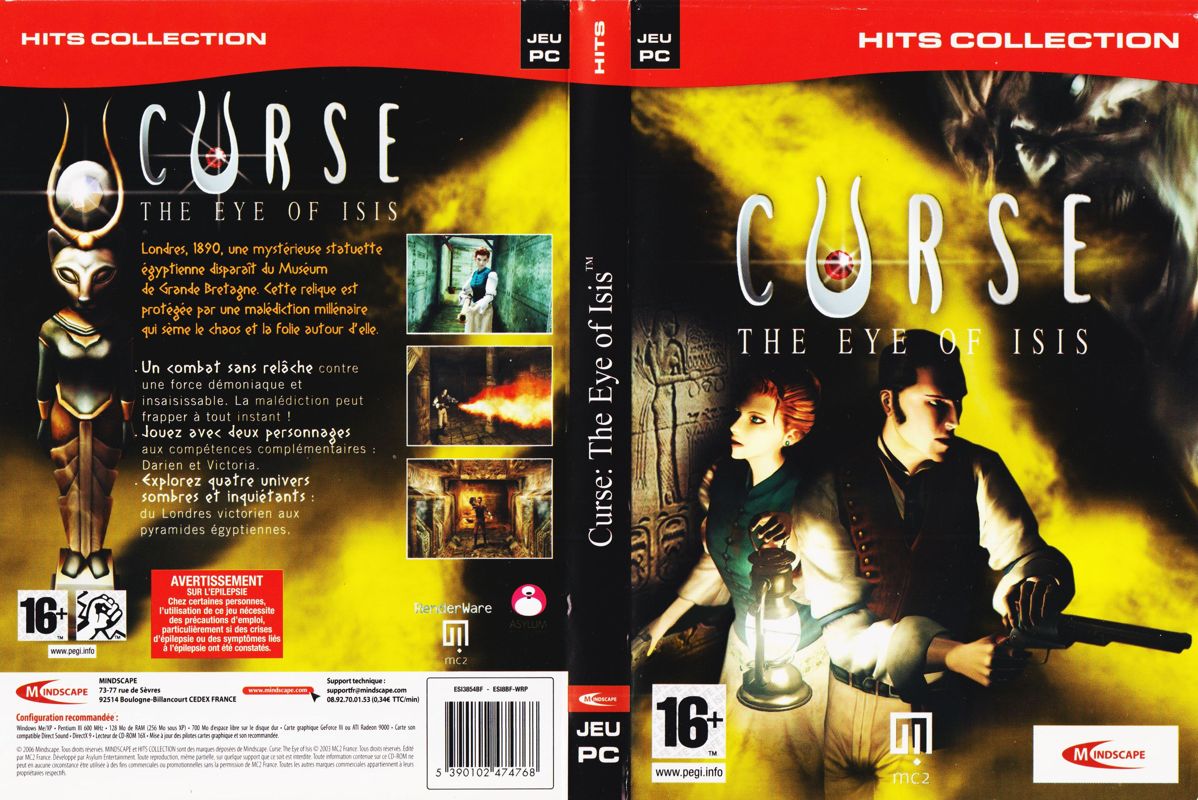 Curse: The Eye of Isis cover or packaging material - MobyGames