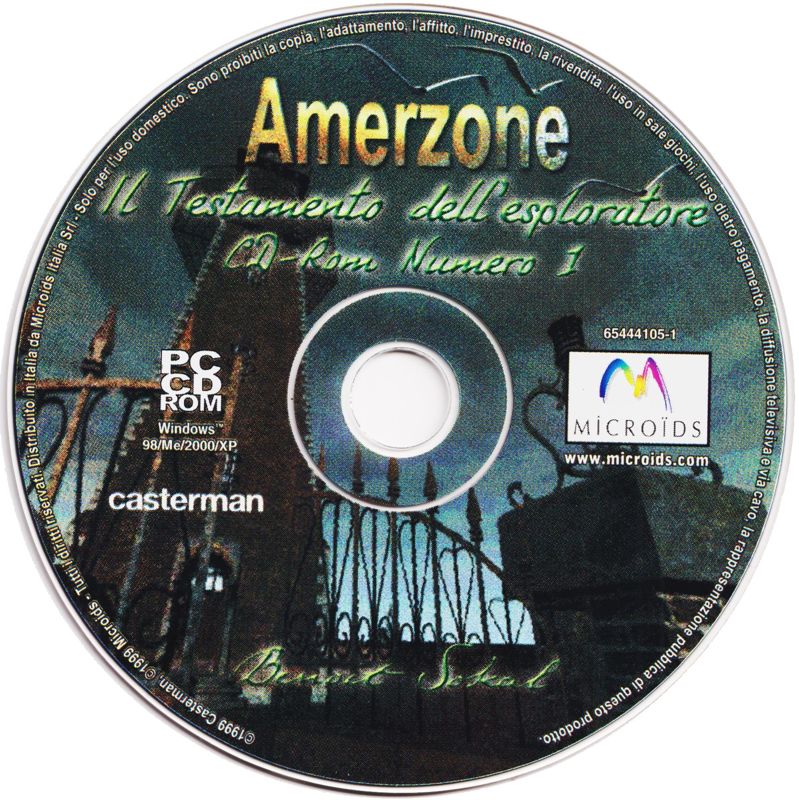 Amerzone: The Explorer's Legacy cover or packaging material - MobyGames