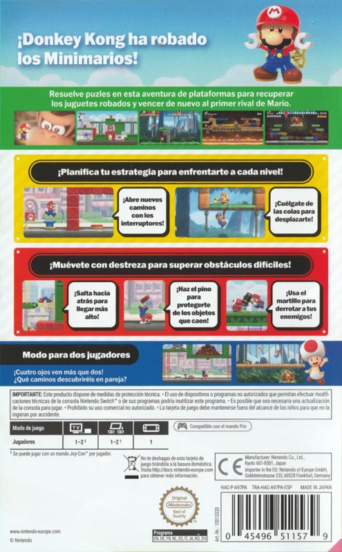 Mario vs. Donkey Kong cover or packaging material - MobyGames