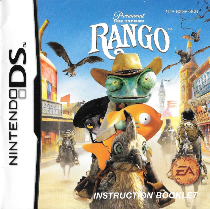 Rango cover or packaging material - MobyGames