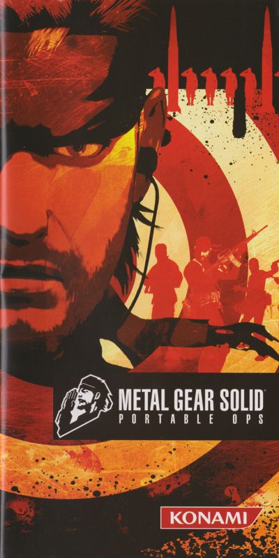 Metal Gear Solid: Portable Ops / Coded Arms cover or packaging material ...