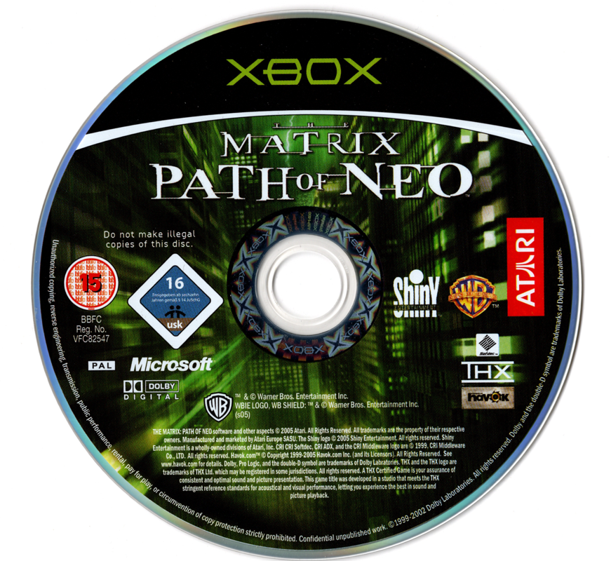 The Matrix: Path of Neo cover or packaging material - MobyGames