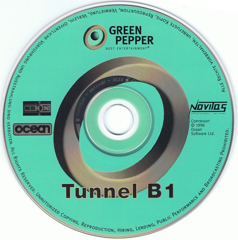 Tunnel B1 cover or packaging material - MobyGames