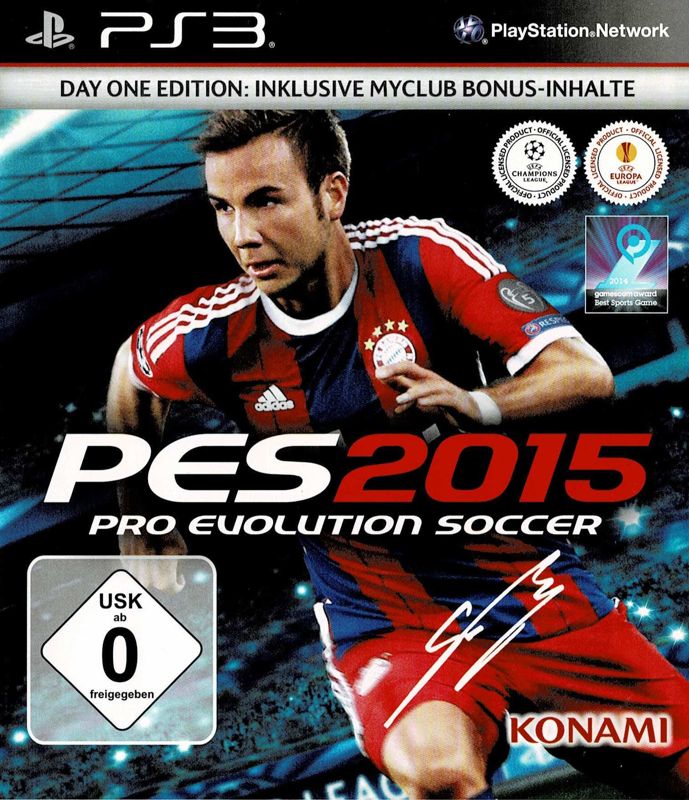 PES 2015: Pro Evolution Soccer (Day One Edition) cover or packaging ...