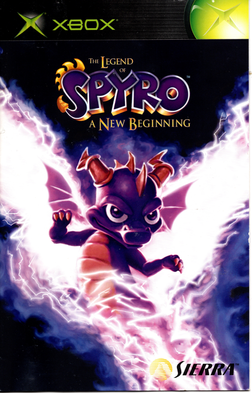 The Legend of Spyro: A New Beginning cover or packaging material - MobyGames