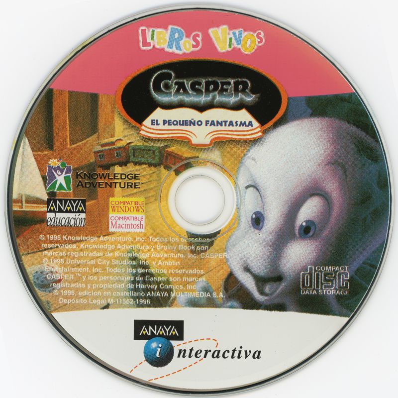 Casper: Brainy Book cover or packaging material - MobyGames